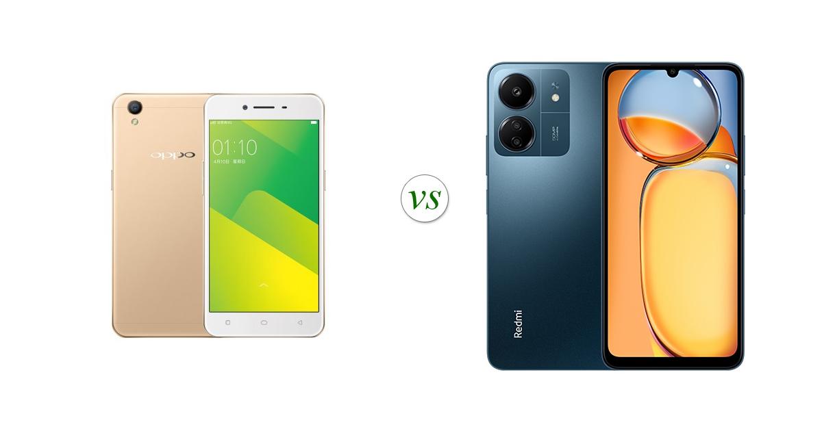 Oppo A37 vs Xiaomi Redmi 13C: Side by Side Specs Comparison