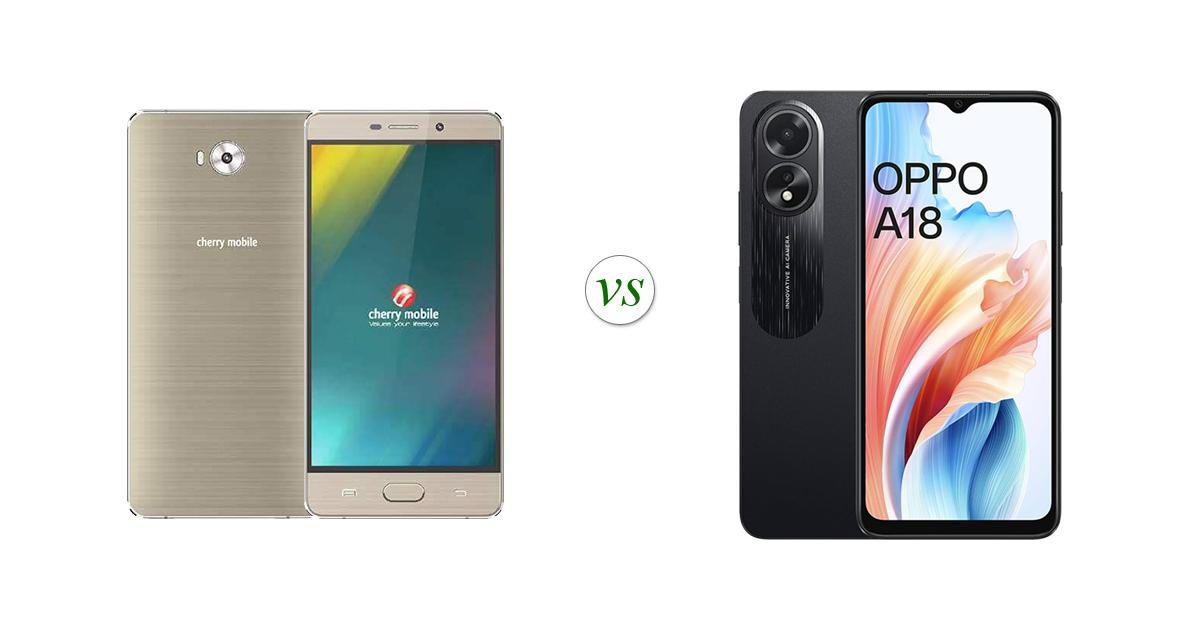 Cherry Mobile Flare S5 vs OPPO A18: Side by Side Specs Comparison