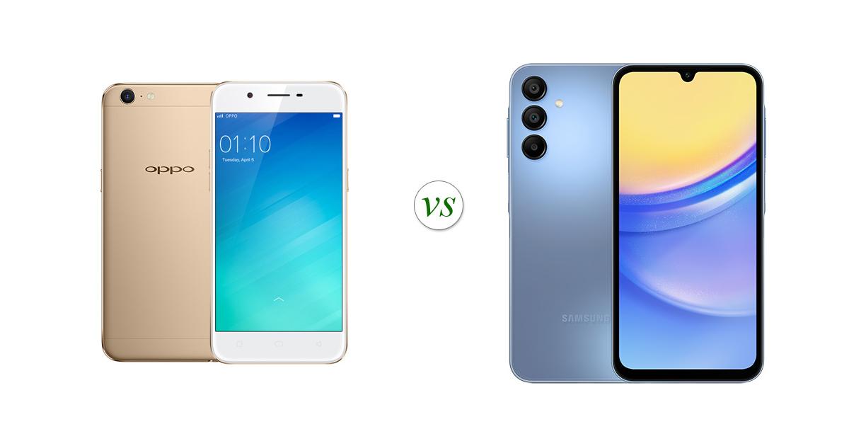 Oppo A39 vs Samsung Galaxy A15 5G: Side by Side Specs Comparison