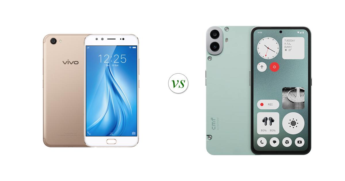 Vivo V5 Plus vs CMF Phone 1: Side by Side Specs Comparison
