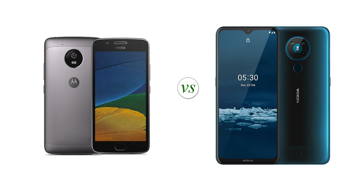 Motorola Moto G5 Plus vs Nokia 5.3: Side by Side Specs Comparison