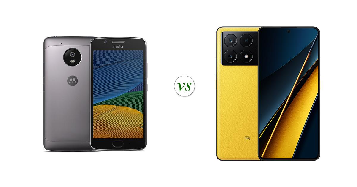 Motorola Moto G5 Plus vs POCO X6 Pro 5G: Side by Side Specs Comparison