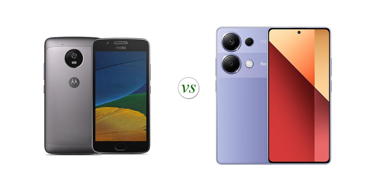 Motorola Moto G5 Plus vs Redmi Note 13 Pro: Side by Side Specs Comparison