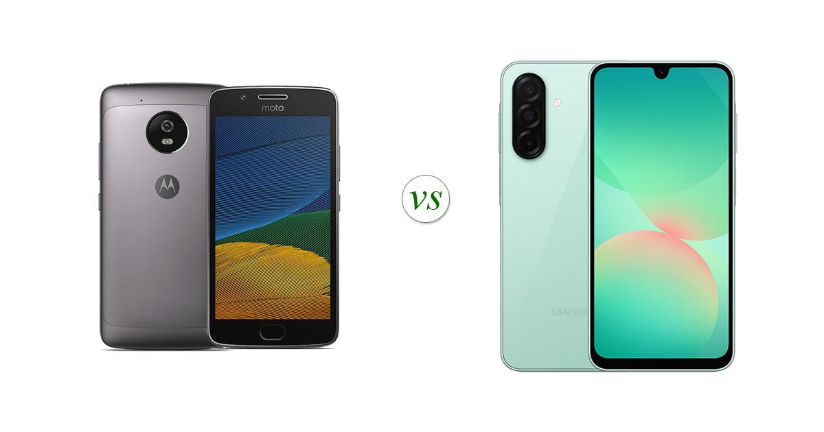 Motorola Moto G5 Plus vs SAMSUNG Galaxy A26 5G: Side by Side Specs ...