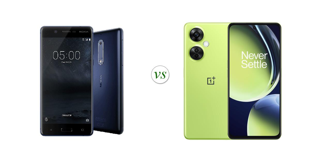 Nokia 5 vs OnePlus Nord CE 3 Lite 5G: Side by Side Specs Comparison