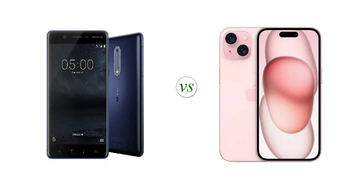 Nokia 5 vs Apple iPhone 15: Side by Side Specs Comparison