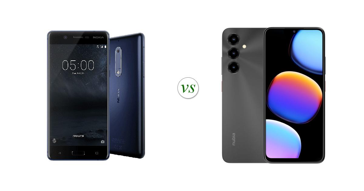 Nokia 5 vs NUBIA V80 Max: Side by Side Specs Comparison