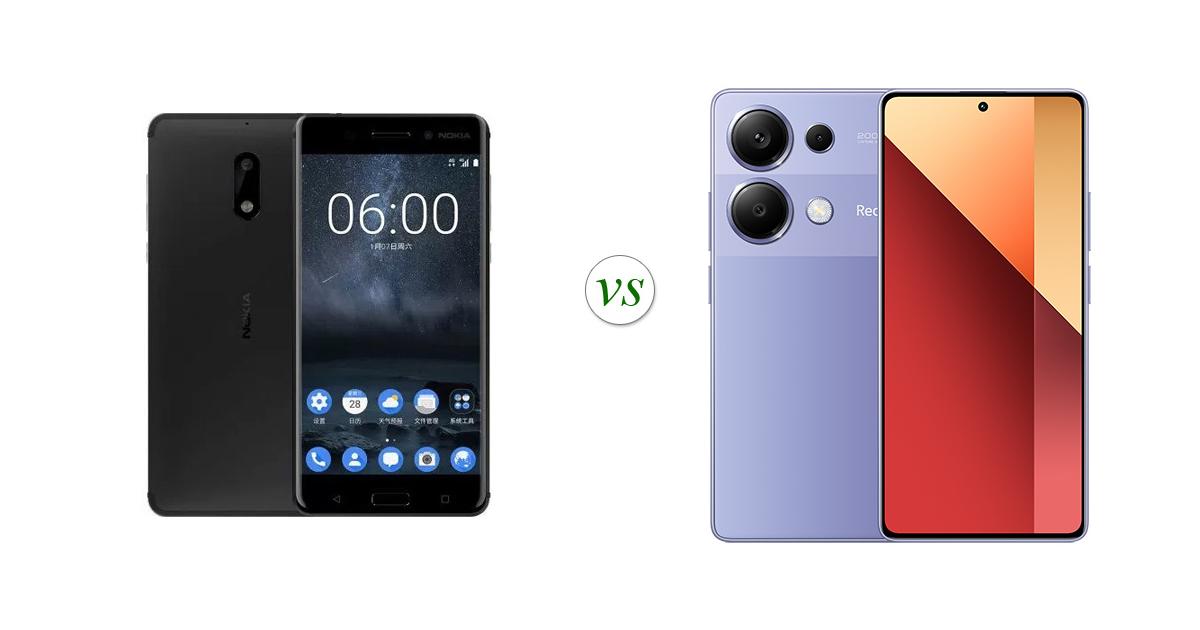 Nokia 6 vs Redmi Note 13 Pro: Side by Side Specs Comparison