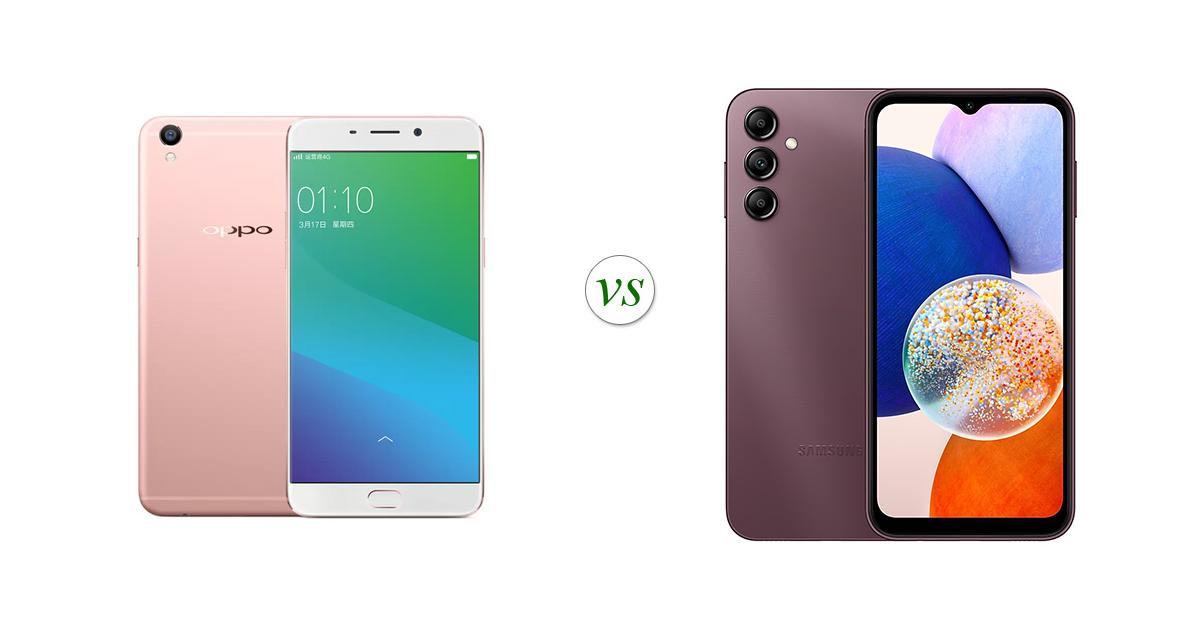Oppo F1s (4GB) vs Samsung Galaxy A14 5G: Side by Side Specs Comparison