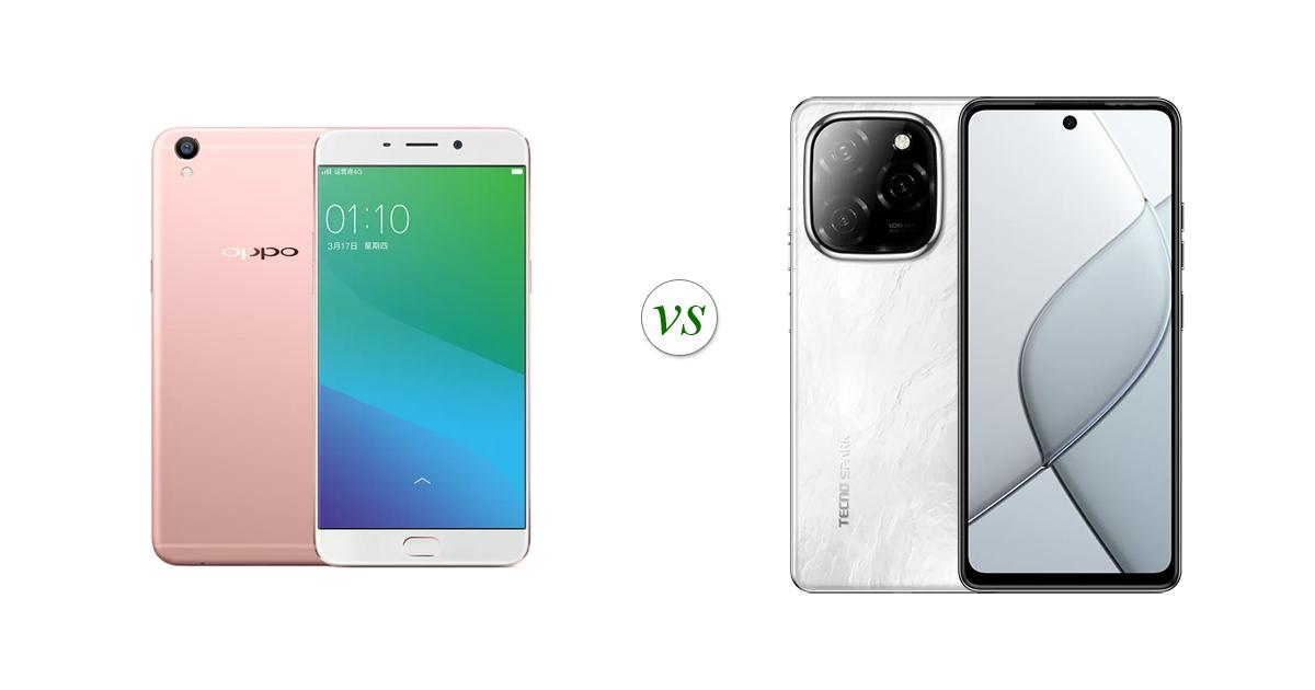 Oppo F1s (4GB) vs TECNO SPARK 20 Pro 5G: Side by Side Specs Comparison