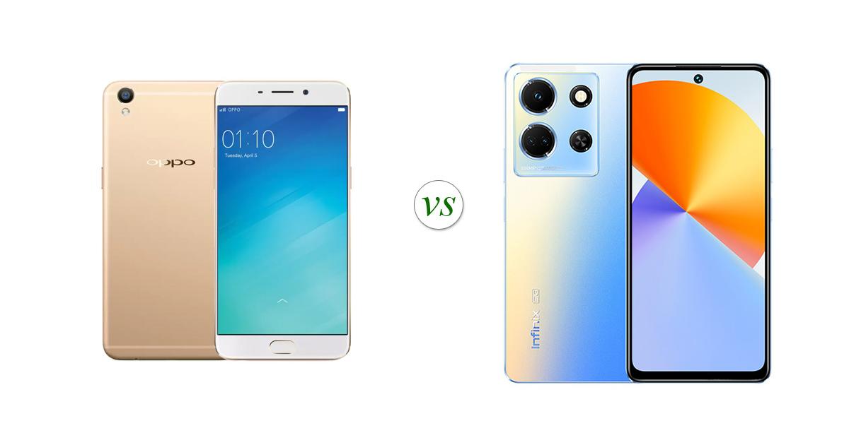 Oppo F1s vs Infinix NOTE 30 5G: Side by Side Specs Comparison