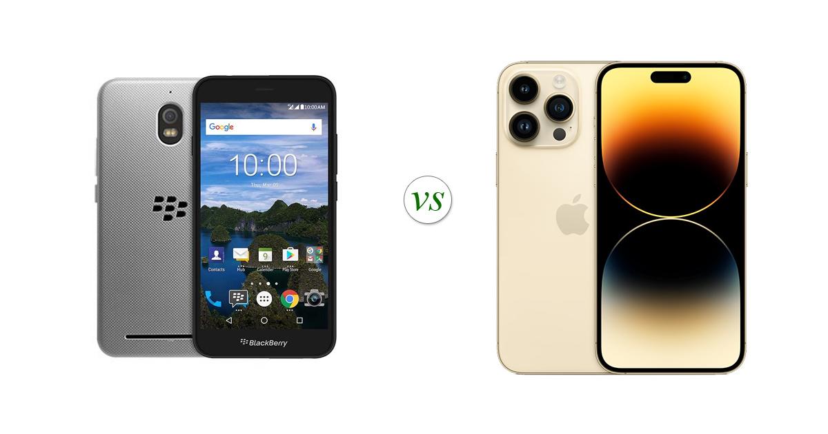 BlackBerry Aurora vs Apple iPhone 14 Pro Max: Side by Side Specs Comparison
