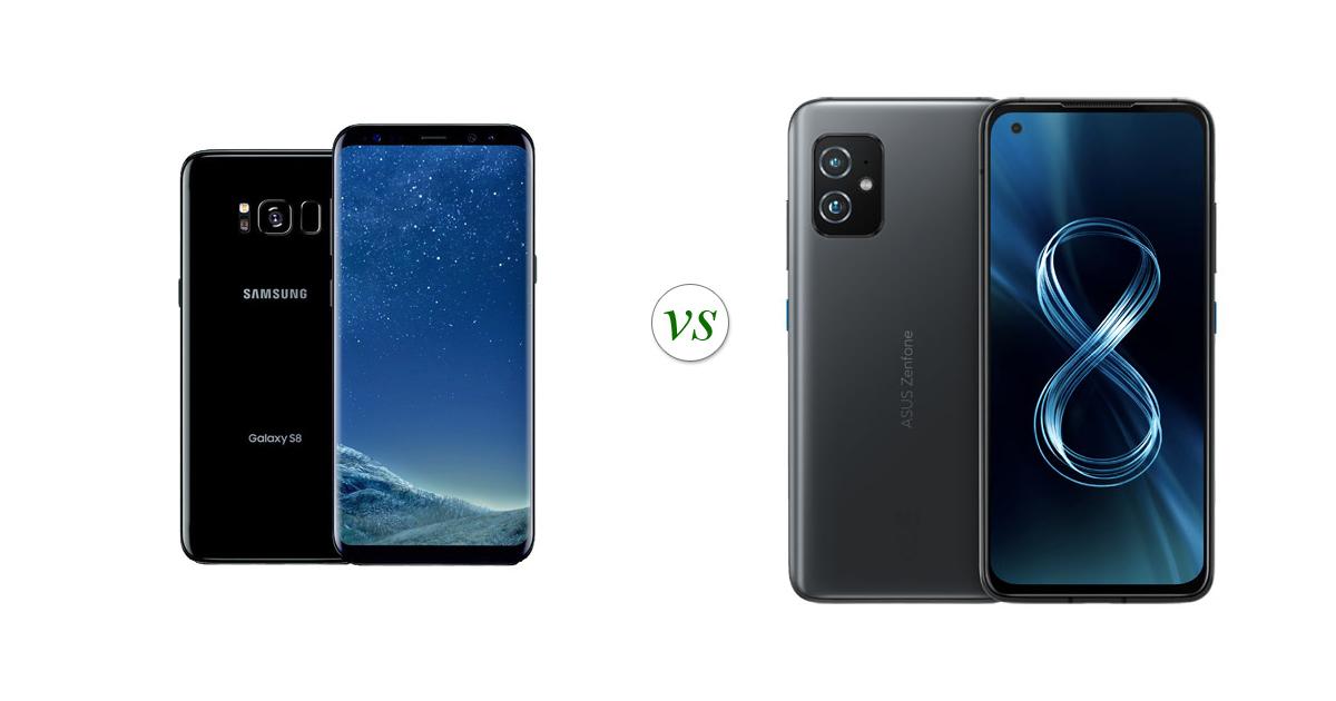 Samsung Galaxy S8 vs ASUS Zenfone 8: Side by Side Specs Comparison