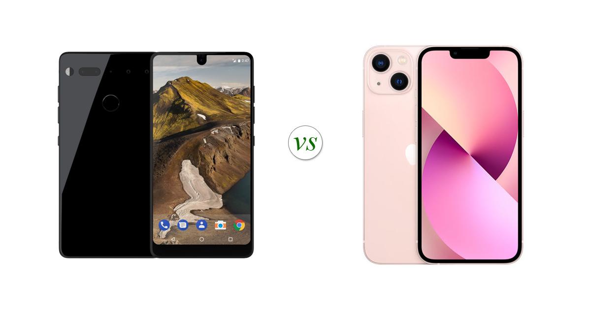 Essential Phone vs Apple iPhone 13: Side by Side Specs Comparison
