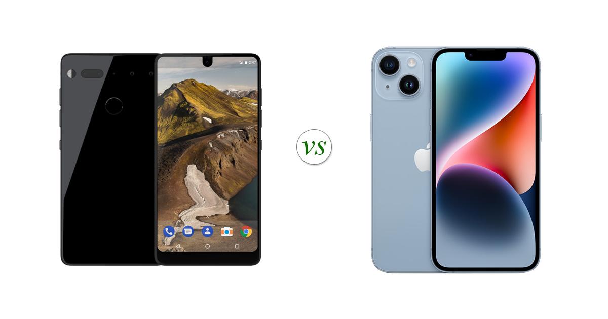 Essential Phone vs Apple iPhone 14: Side by Side Specs Comparison