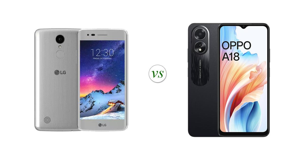 LG K8 2017 vs OPPO A18: Side by Side Specs Comparison