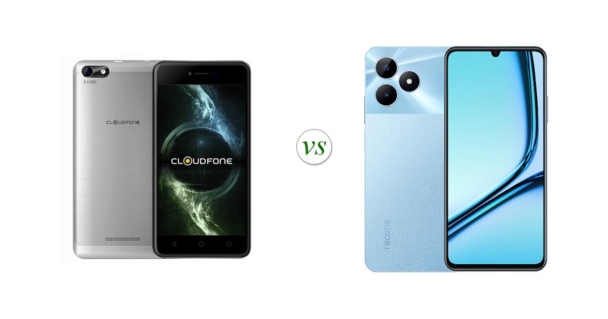 Cloudfone Thrill Power N vs realme Note 50: Side by Side Specs Comparison