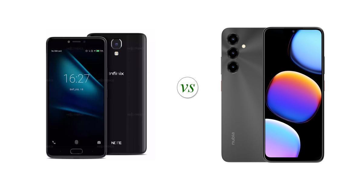 Infinix Mobile Note 4 vs NUBIA V80 Max: Side by Side Specs Comparison