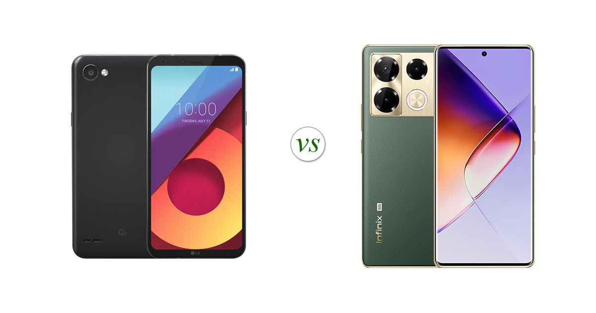 LG Q6 vs Infinix NOTE 40 Pro+ 5G: Side by Side Specs Comparison