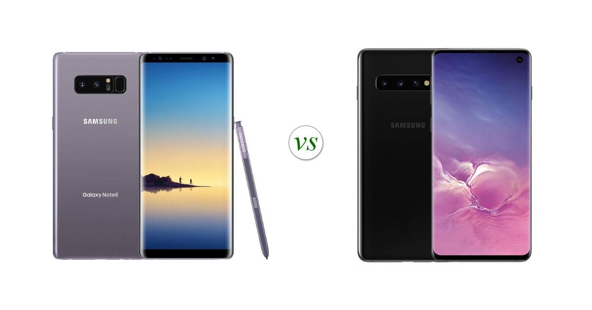 Samsung Galaxy Note 8 vs Samsung Galaxy S10: Side by Side Specs Comparison