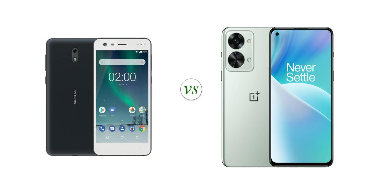 Nokia 2 vs OnePlus Nord 2T: Side by Side Specs Comparison