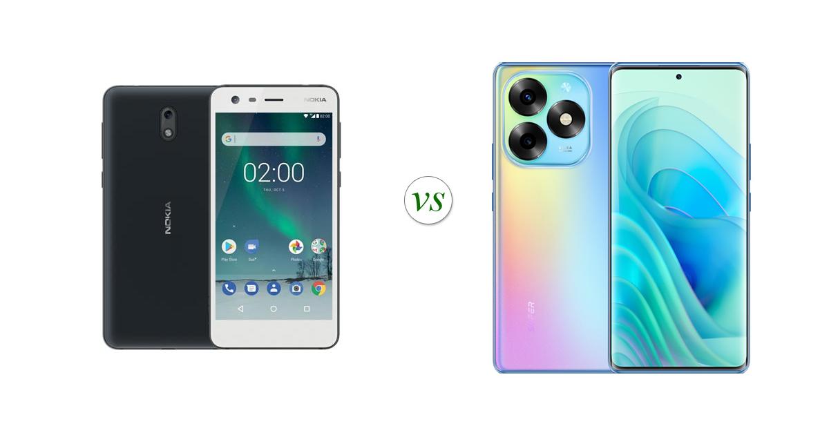 Nokia 2 vs itel S23+: Side by Side Specs Comparison