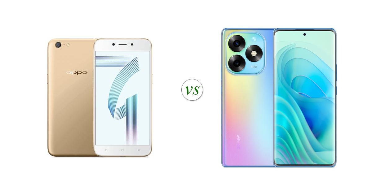 OPPO A71 vs itel S23+: Side by Side Specs Comparison