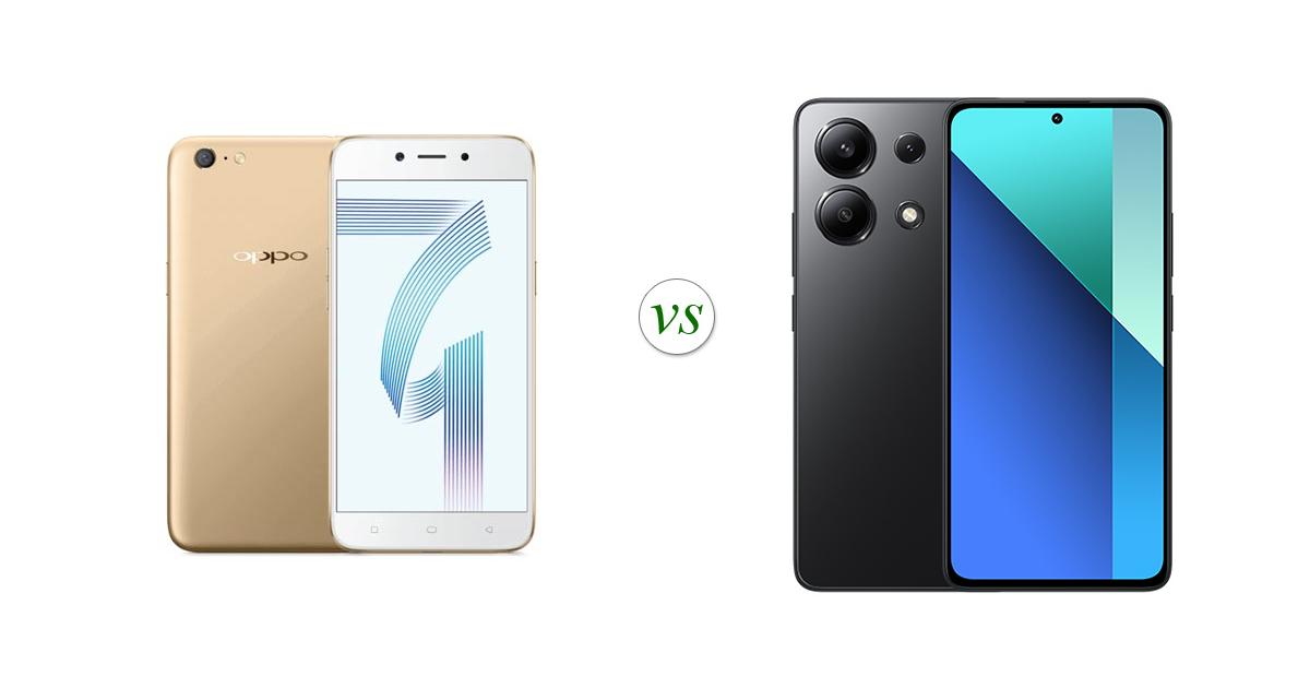 OPPO A71 vs Redmi Note 13: Side by Side Specs Comparison