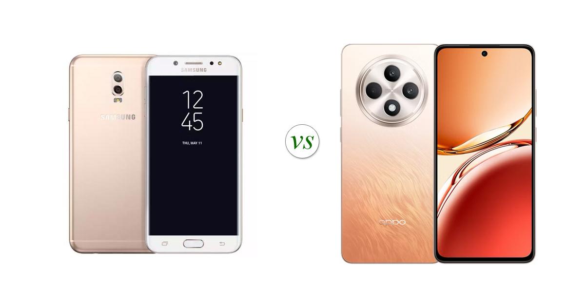 Samsung Galaxy J7+ vs OPPO Reno12 F 5G: Side by Side Specs Comparison
