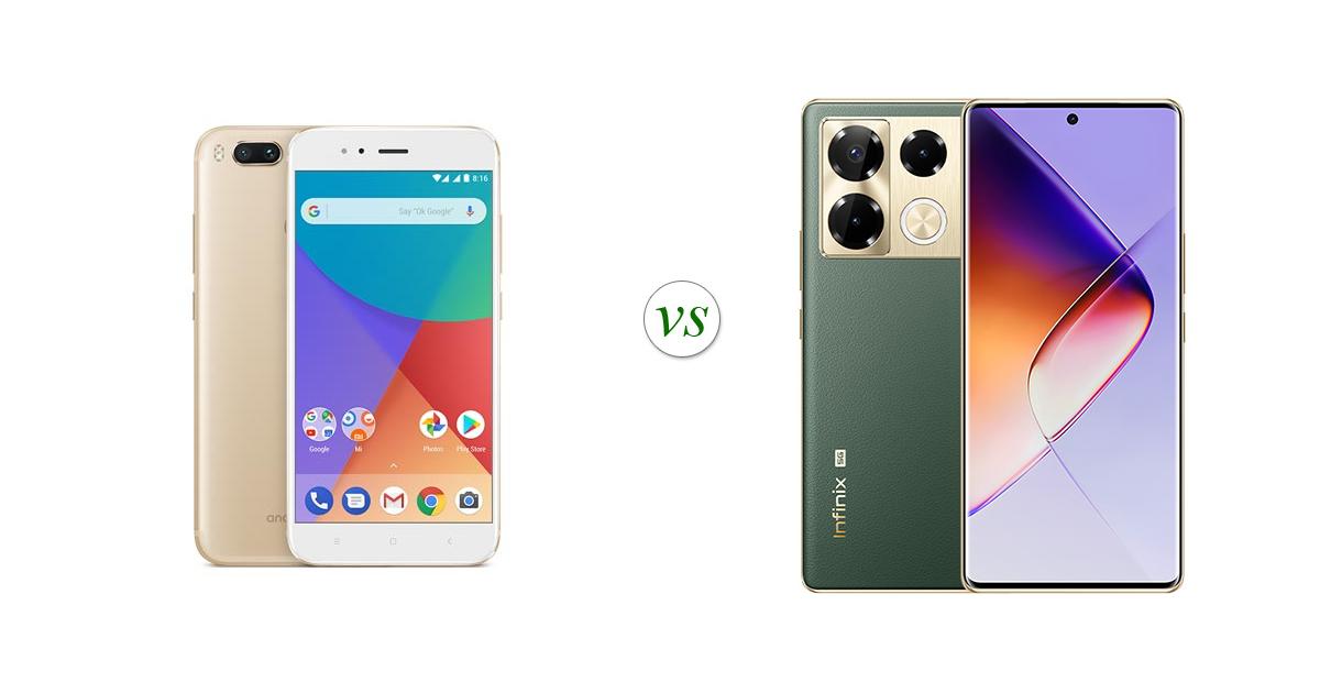 Xiaomi Mi A1 vs Infinix NOTE 40 Pro+ 5G: Side by Side Specs Comparison
