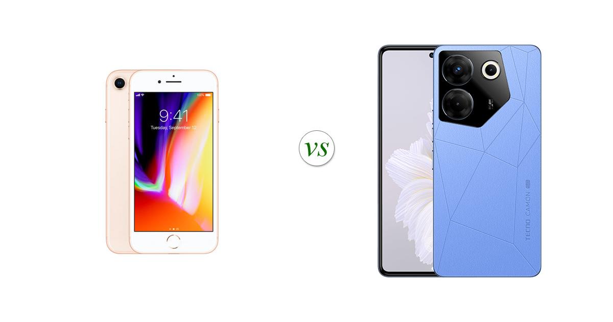Apple iPhone 8 vs TECNO CAMON 20 Pro 5G: Side by Side Specs Comparison