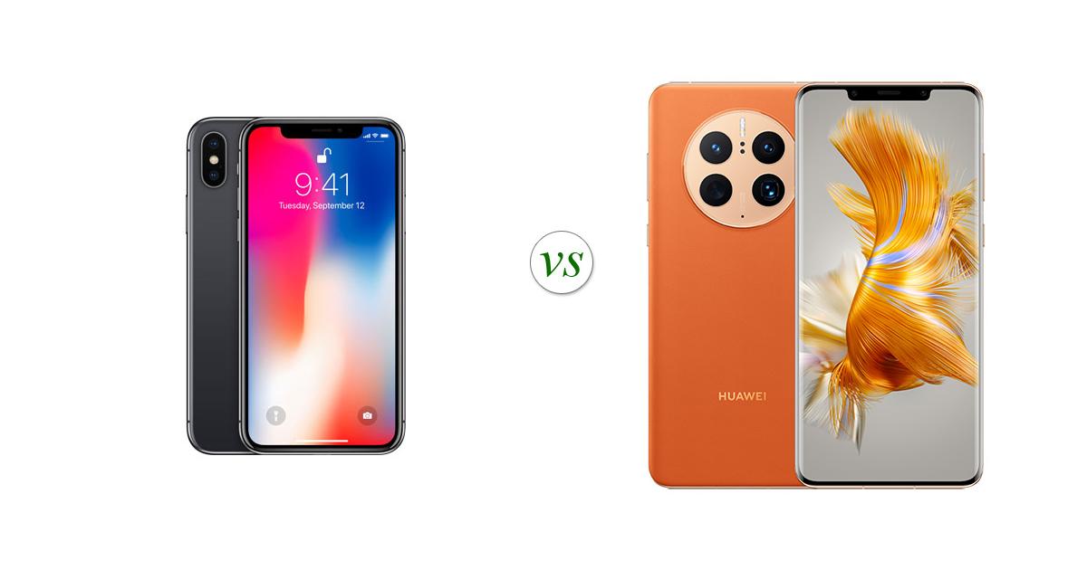 Apple iPhone X vs Huawei Mate 50 Pro: Side by Side Specs Comparison