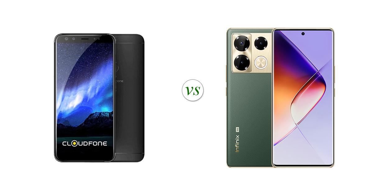 Cloudfone Next Infinity Quattro vs Infinix NOTE 40 Pro+ 5G: Side by ...