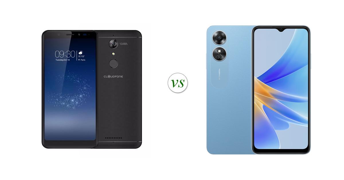 Cloudfone Next Infinity vs OPPO A17: Side by Side Specs Comparison