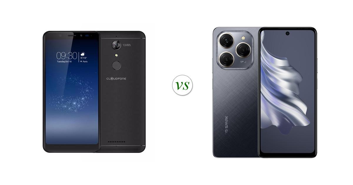 Cloudfone Next Infinity vs TECNO SPARK 20 Pro: Side by Side Specs Comparison