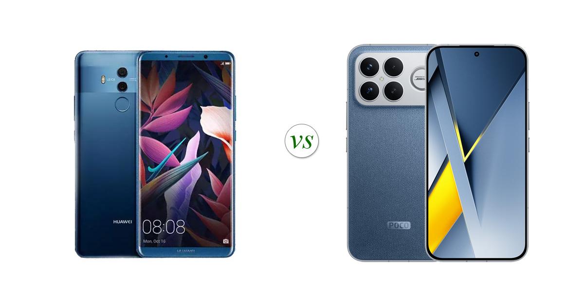 Huawei Mate 10 Pro vs POCO F8 Ultra: Side by Side Specs Comparison