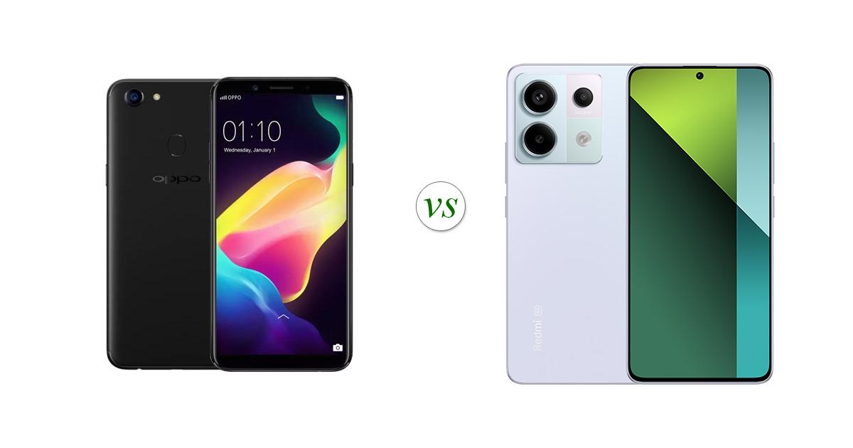 OPPO F5 vs Redmi Note 13 Pro 5G: Side by Side Specs Comparison