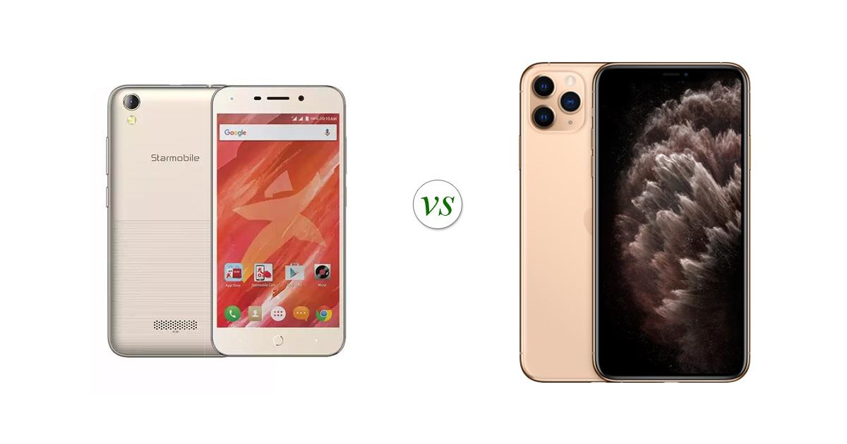 Starmobile Up Groove vs Apple iPhone 11 Pro Max: Side by Side Specs ...
