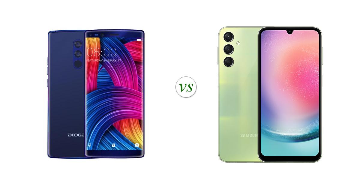 Doogee Mix 2 vs Samsung Galaxy A24: Side by Side Specs Comparison