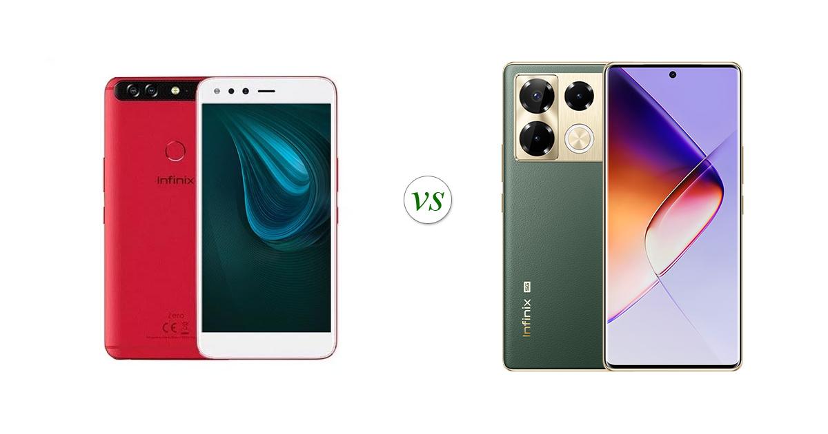 Infinix Mobile Zero 5 vs Infinix NOTE 40 Pro+ 5G: Side by Side Specs Comparison