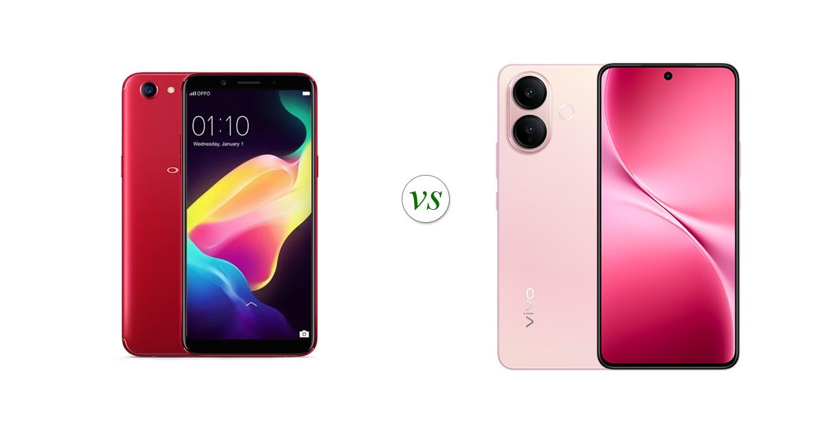 OPPO F5 (6GB) vs vivo V60 Lite 5G: Side by Side Specs Comparison