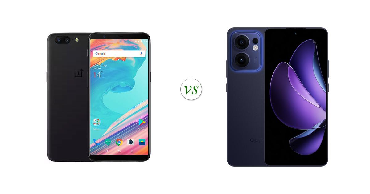 OnePlus 5T (6GB) vs OPPO Reno13 F 5G: Side by Side Specs Comparison