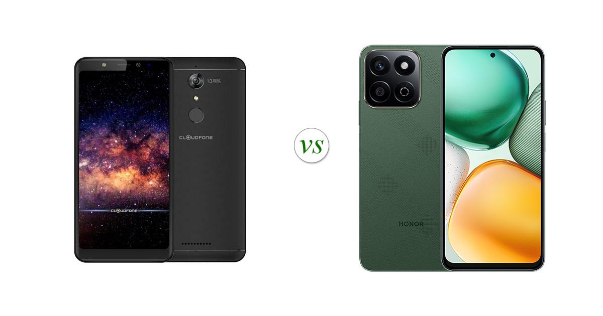 Cloudfone Next Infinity Plus vs HONOR X7c: Side by Side Specs Comparison