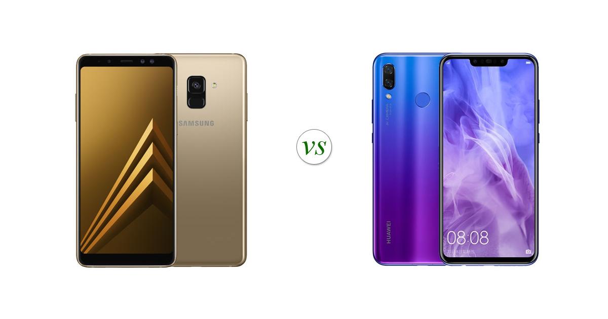 Samsung Galaxy A8 (2018) vs Huawei Nova 3: Side by Side Specs Comparison