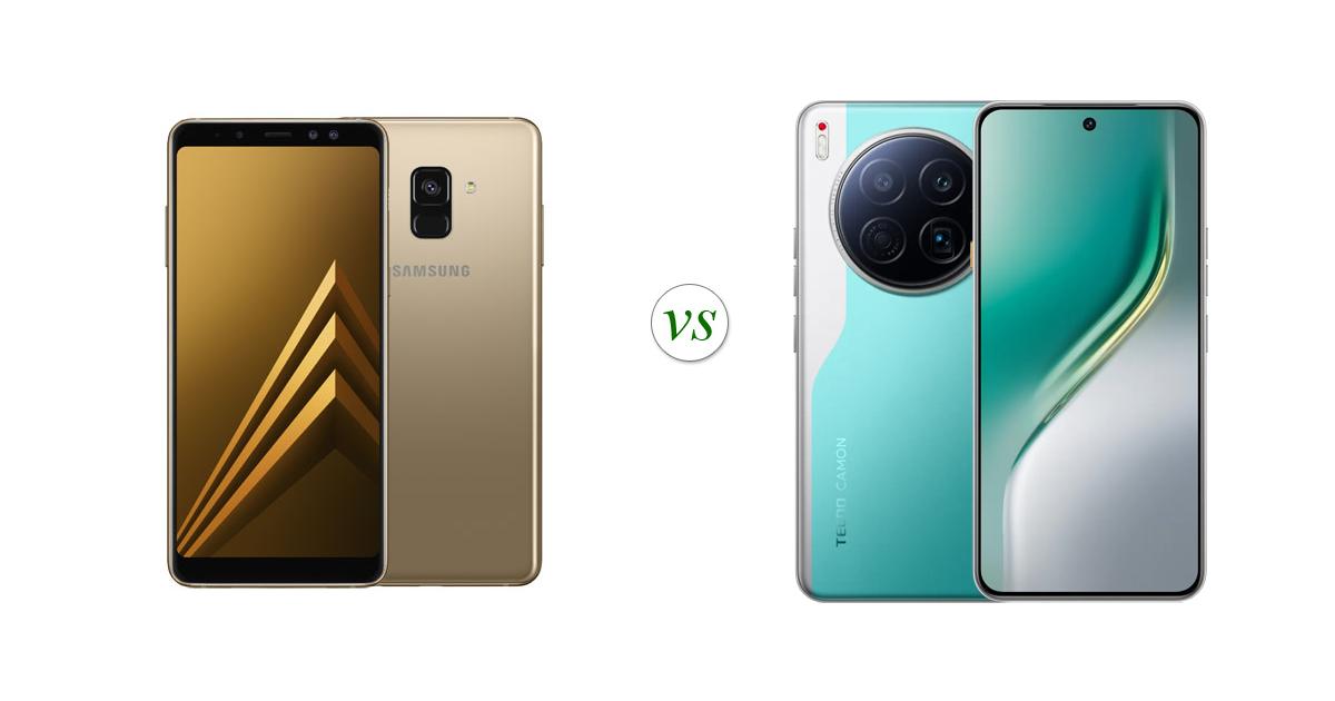 Samsung Galaxy A8 (2018) vs TECNO CAMON 40 Premier 5G: Side by Side ...