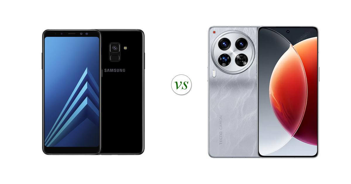 Samsung Galaxy A8+ (2018) vs TECNO CAMON 30 Premier 5G: Side by Side ...