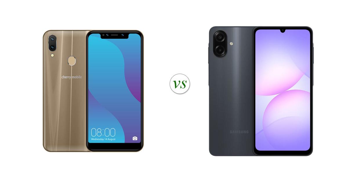Cherry Mobile Flare S7 Deluxe vs SAMSUNG Galaxy A07: Side by Side Specs Comparison
