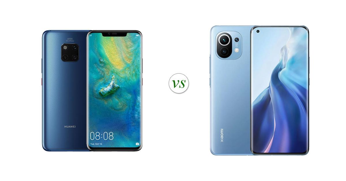 Huawei Mate 20 Pro vs Xiaomi Mi 11: Side by Side Specs Comparison