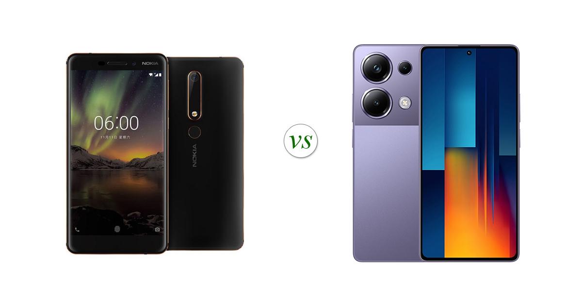 Nokia 6.1 vs POCO M6 Pro: Side by Side Specs Comparison