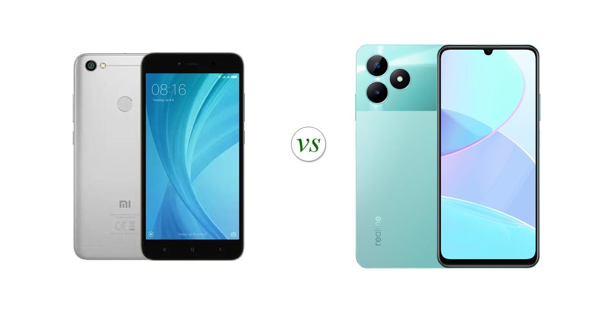 Xiaomi Redmi Note 5A Prime vs realme C51: Side by Side Specs Comparison